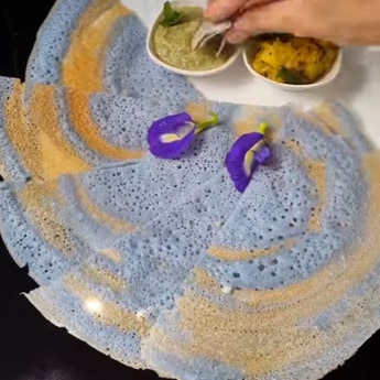 Viral: Blue Pea Dosa Is The New Food Experiment On The Block - Internet ...