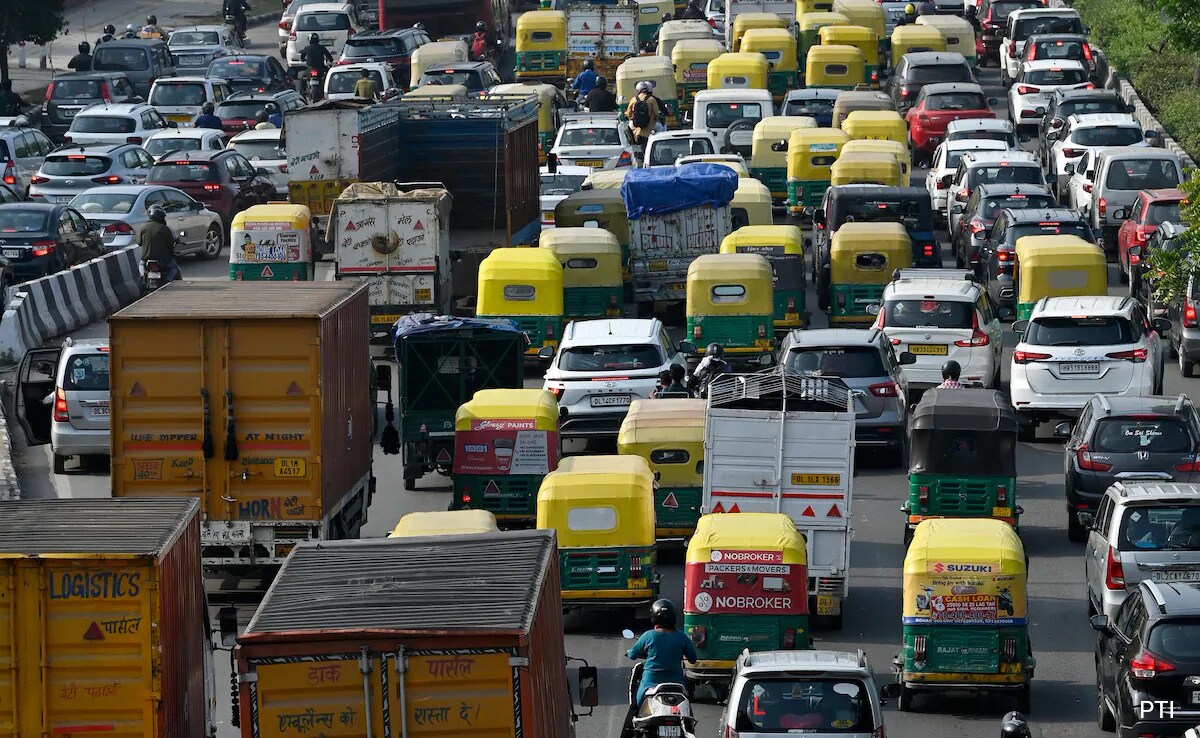 "Stuck For Over An Hour": Massive Traffic Jam In Delhi On Diwali Eve