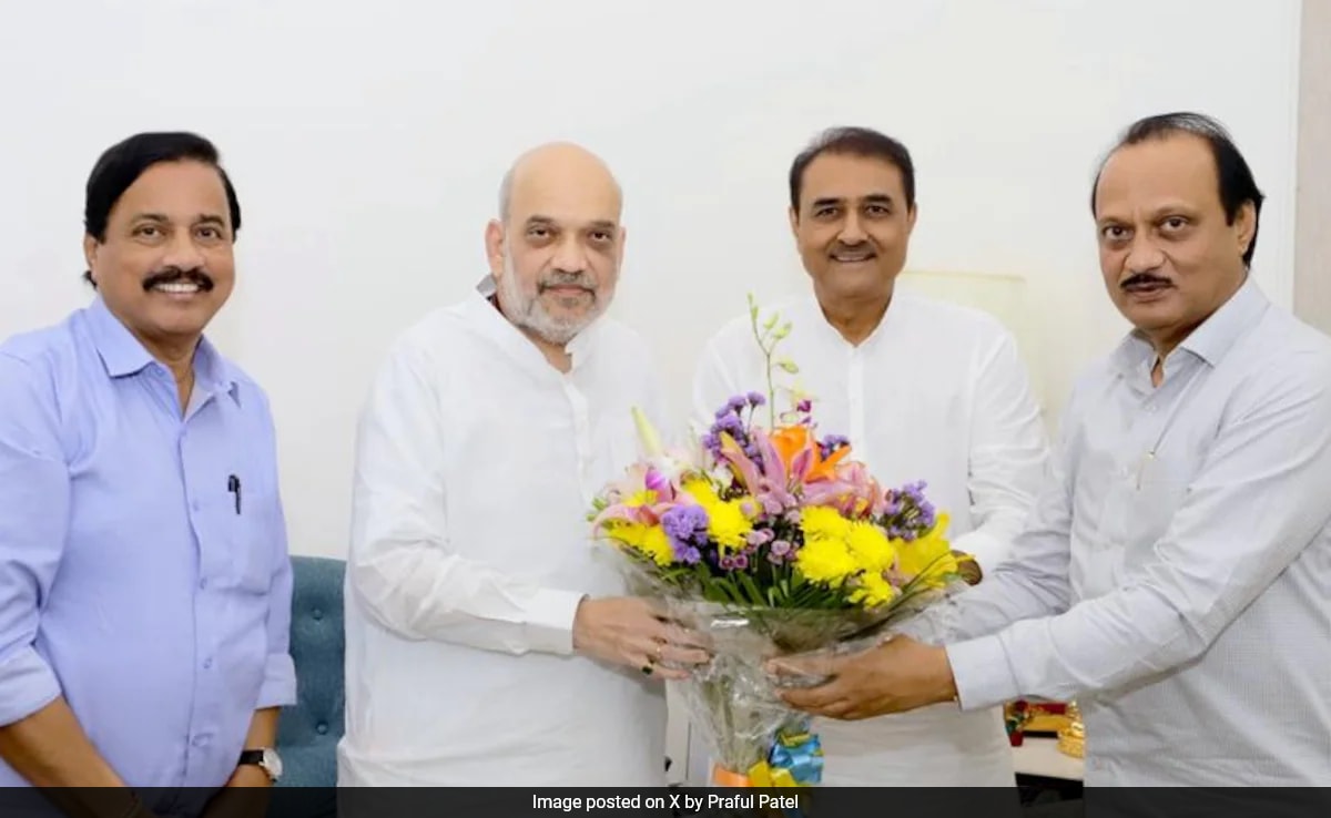 Ajit Pawar, Praful Patel Meet Amit Shah Amid Crisis Over Maratha Quota