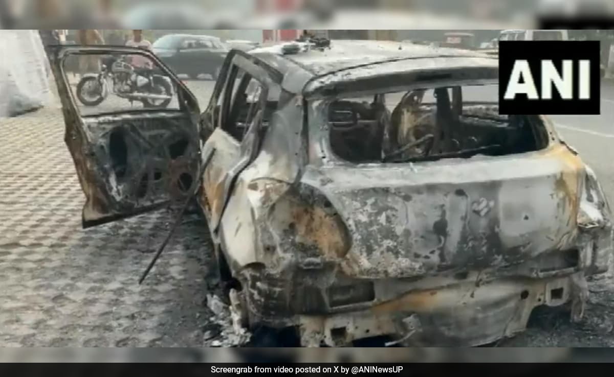 Two Burnt To Death After Car Catches Fire In Noida, Probe Launched