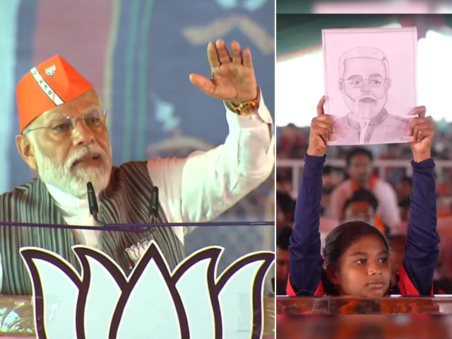 PM Saw A Girl Holding Up A Sketch Of Him At A Rally. This Happened Next
