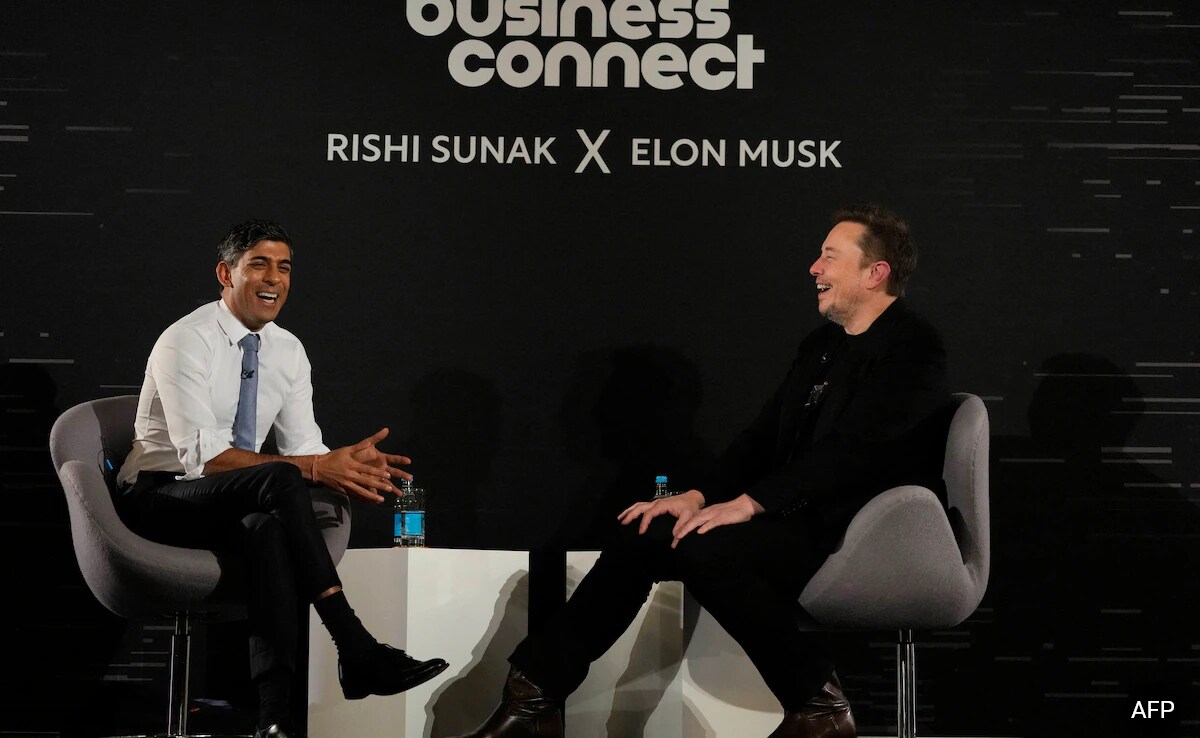 UK AI Summit: Humanoid Robot Can "Chase You Anywhere", Warns Musk In Talks With UK PM Rishi Sunak
