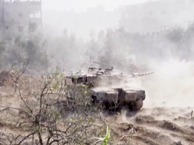 Israel Military Releases Video Of Tanks, Soldiers In Gaza As Ground ...