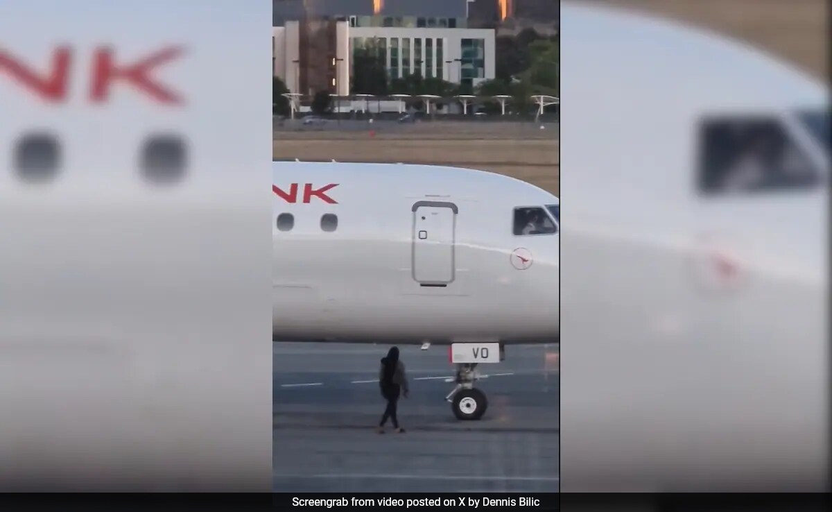 Dramatic Video Shows Woman Running Onto Tarmac To Catch Her Flight In ...