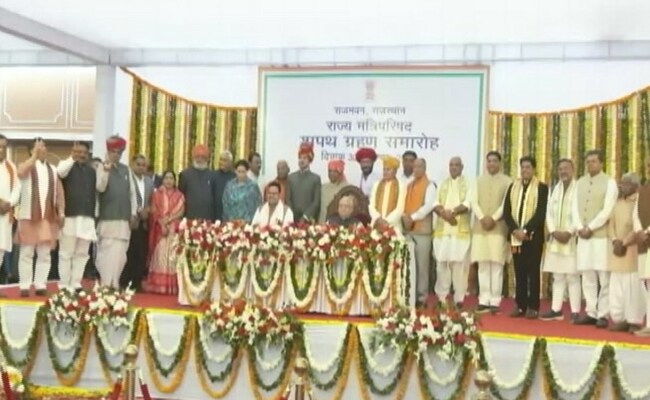 Rajasthan Cabinet Expansion Cabinet Formation 2 Mps Turned Mlas Among