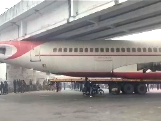 Video: Plane On Top Of Truck Gets Stuck Under Bridge In Bihar