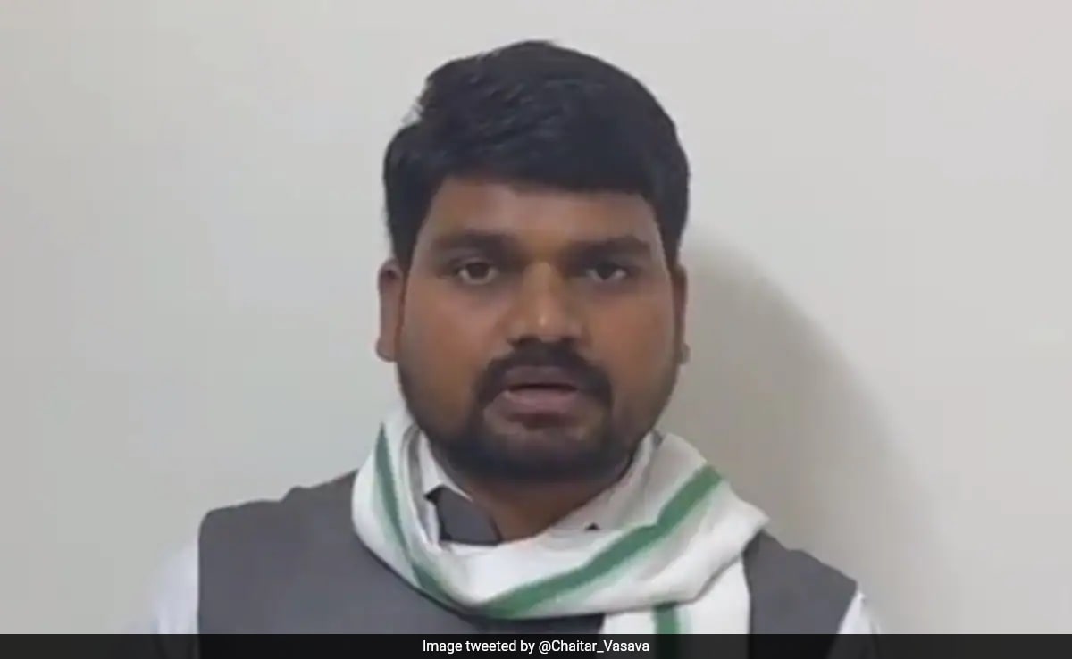 Gujarat AAP MLA Chaitar Vasava, Charged In Assault Case, Surrenders ...