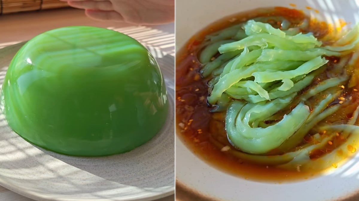 Forget Sugary Jelly! Try These Healthy Chinese Cucumber Jelly Noodles ...
