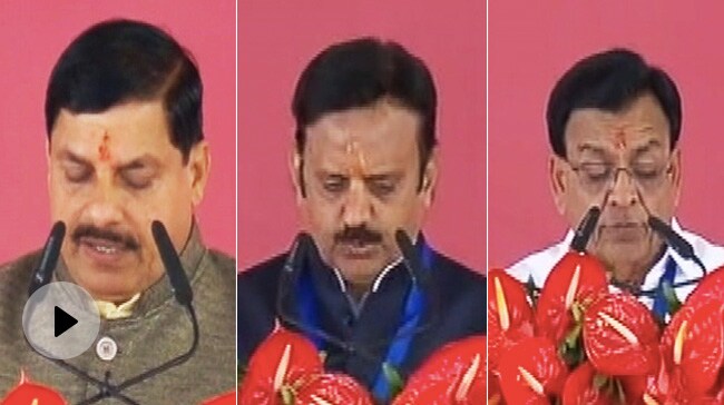 Mohan Yadav Takes Oath As Madhya Pradesh Chief Minister Along With 2 ...