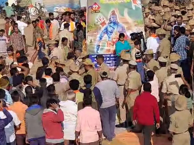 Tensions Over Hanuman Flag In Karnataka, BJP Plans Protests Across State