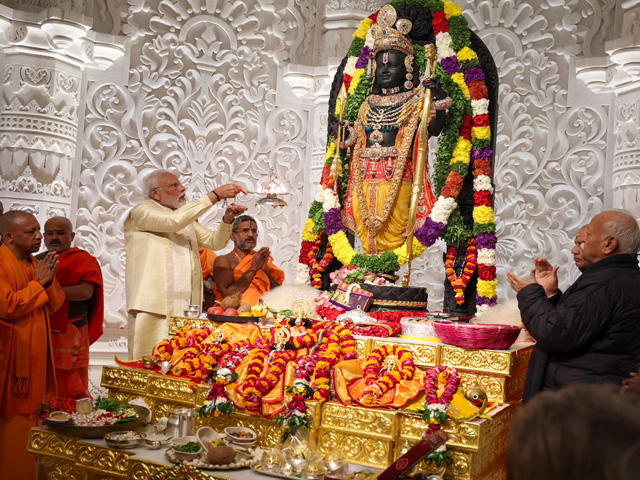 Watch: Entire 84-Second 'Pran Pratistha' Ritual Of Ram Lalla Idol