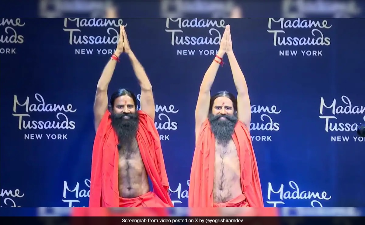 Madame Tussauds New York Unveils Wax Statue Of Ramdev In Delhi