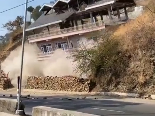 Video: Five-Storey Building Crumbles Down In Seconds In Shimla