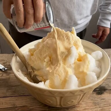 Viral Video: "Snowcream" Dessert Made Using Fresh Snow Has 18 Million ...