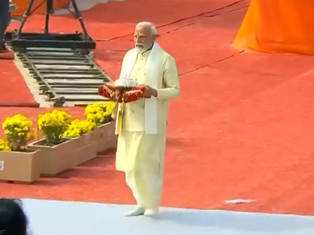 PM Modi Leads Rituals At Ram Temple In Ayodhya