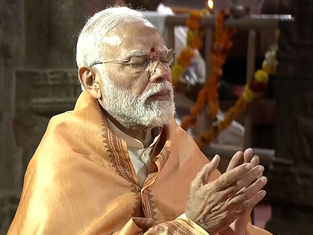 PM Modi Sings 'Shri Ram Jai Ram' Bhajan At Historic Ramayana Site In Andhra