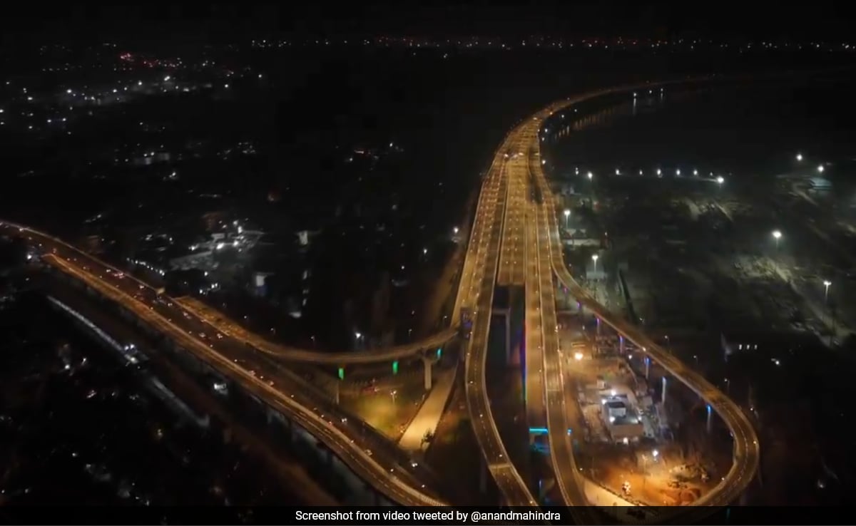 Mumbai Trans Harbour Link, Atal Setu: Anand Mahindra Shares ''Incredible'' Night View Of India's ...
