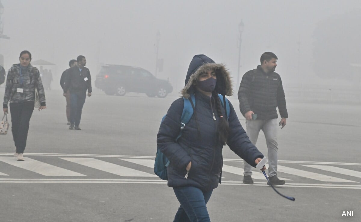 Minimum Temperature In Delhi Dips To 4.8, Thick Fog Delays 11 Trains