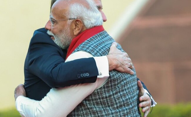 "My Friend, President Emmanuel Macron...": PM Narendra Modi Posts Hug Pic