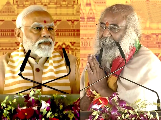 PM Modi's Satirical Response To Acharya Pramod's "Emotional" Remark