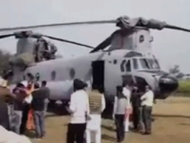 Air Force's Chinook Helicopter Makes Emergency Landing In Punjab