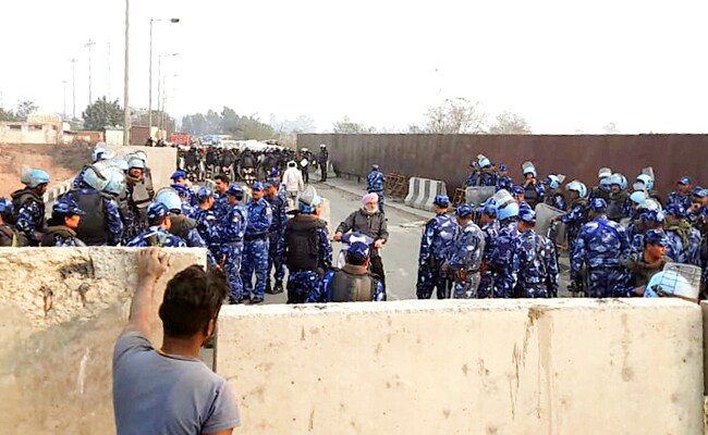 Farmers Protest, Haryana Police: Mobile Internet Off, Barriers Ready ...