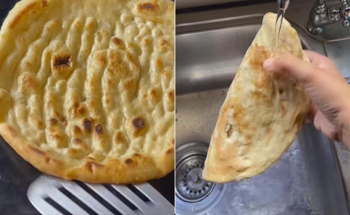 Viral Video: Woman 'Washing' Naan Under Running Water Sparks Online Debate