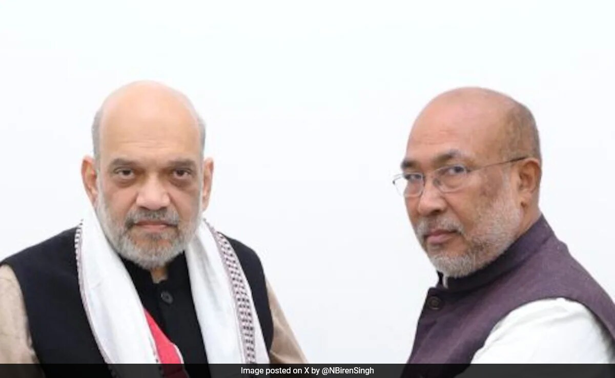 Manipur Chief Minister N Biren Singh Meets Amit Shah, Says Important Decision Soon