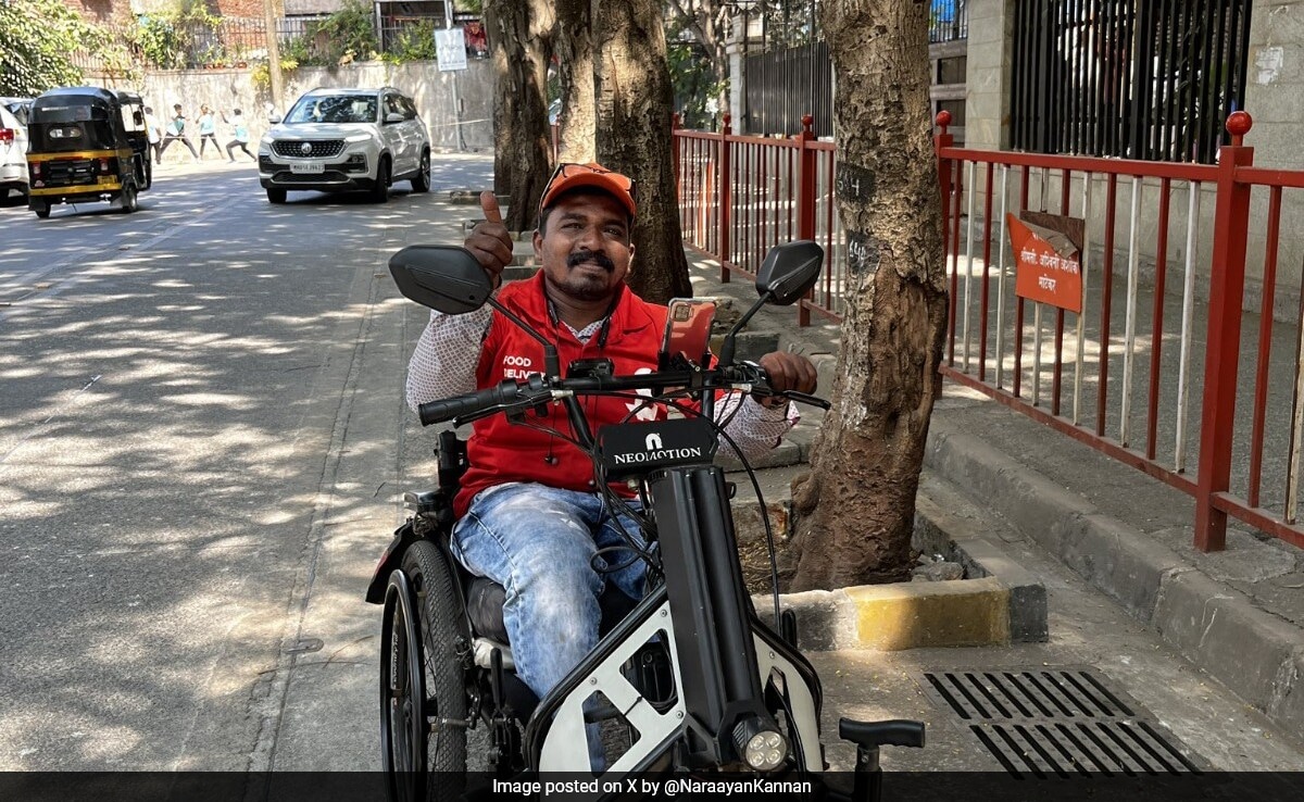 "More Of This": Pic Of Specially-Abled Zomato Delivery Agent On ...