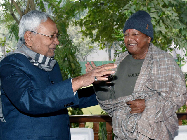 Nitish Kumar Responds To Lalu Yadav's "Doors Open" Remark