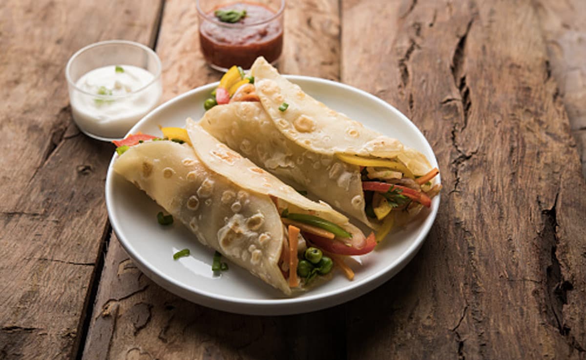 Chilli Paneer Frankie Recipe - NDTV Food