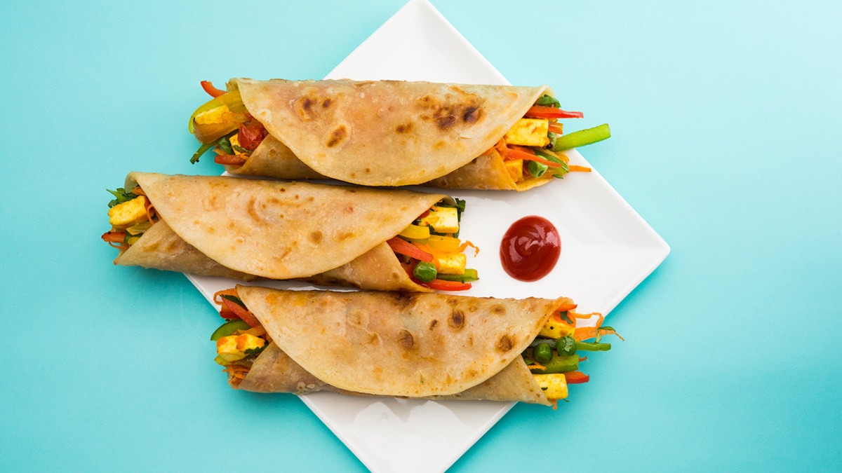 Love Tandoori Veggies? Youve Got To Try This Easy To Make Kathi Roll ...