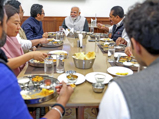 Inside PM's Impromptu Lunch With MPs At Parliament Canteen