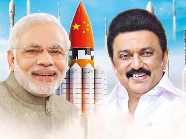 DMK Admits Gaffe After "China Flag On Rocket" Ad
