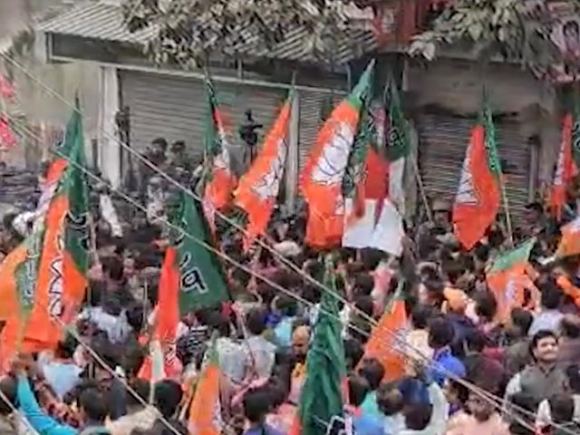 Clashes At BJP Protest Against Violence In Bengal's Sandeshkhali
