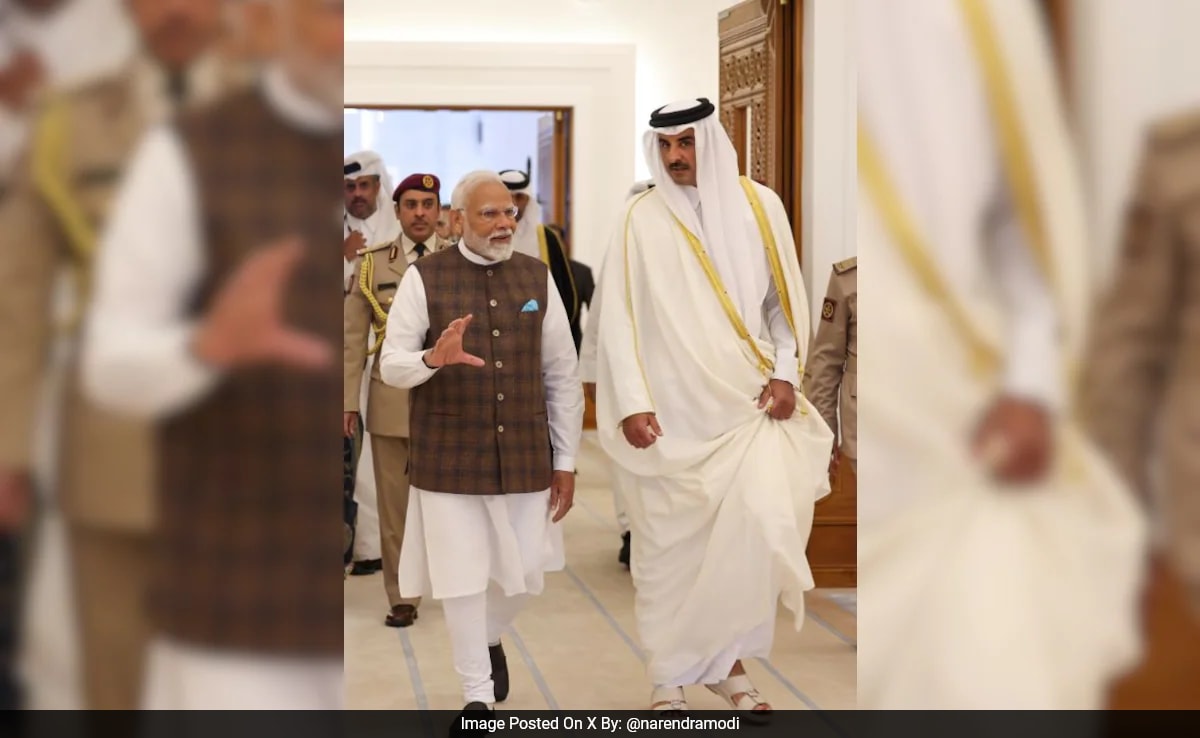 PM Modi Thanks Amir of Qatar For Taking Care Of Indian Community In Qatar