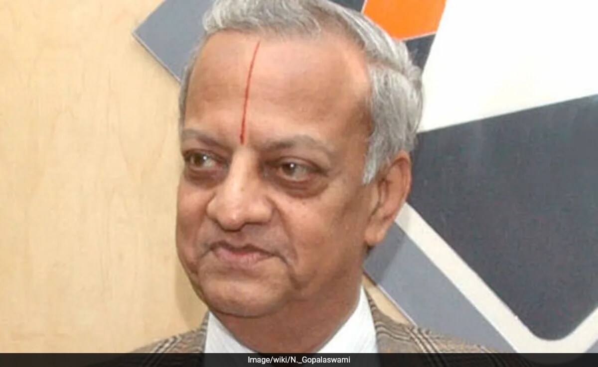 "Still Long Way To Go": Ex Poll Body Chief N Gopalaswami On Electoral ...