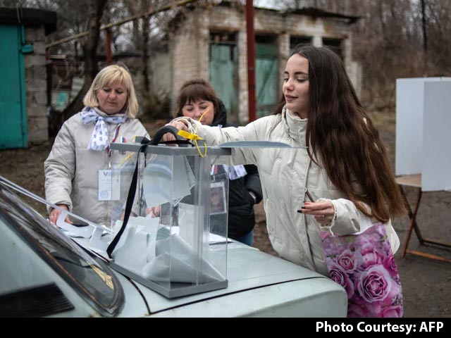 Russia Goes To Polls To Pick President Amid War With Ukraine