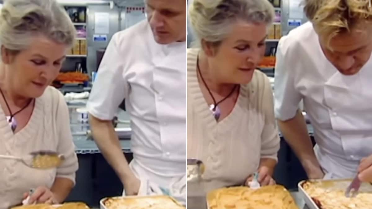 Watch: Gordon Ramsays Mother Disapproves Of His Undercooked Pie, Calls ...