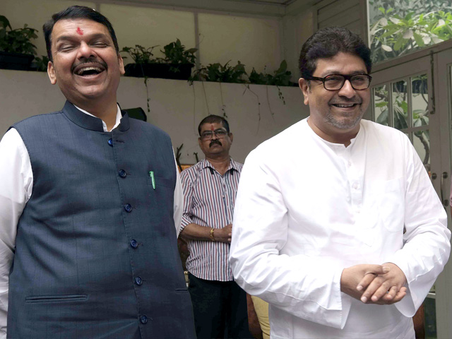 Raj Thackeray, Devendra Fadnavis Meet Amit Shah In Delhi