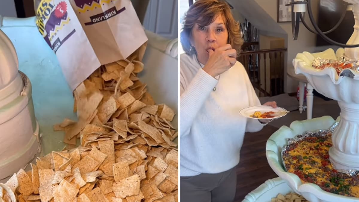 Viral Video: Woman Sets Up A Huge Taco Fountain At Home - NDTV Food