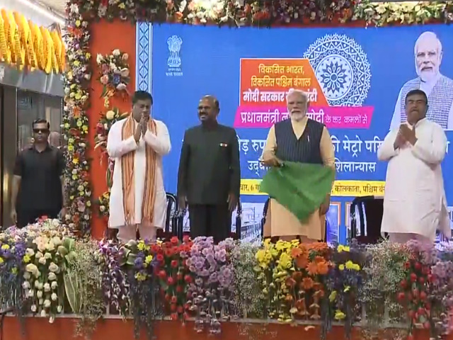 PM Modi Inaugurates First Underwater Metro Line In Kolkata