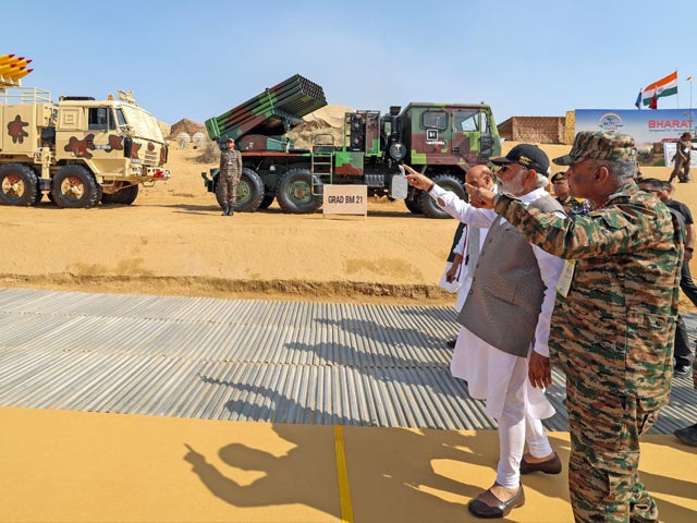 Tri-Services Exercise 'Bharat Shakti' Held In Rajasthan's Pokhran