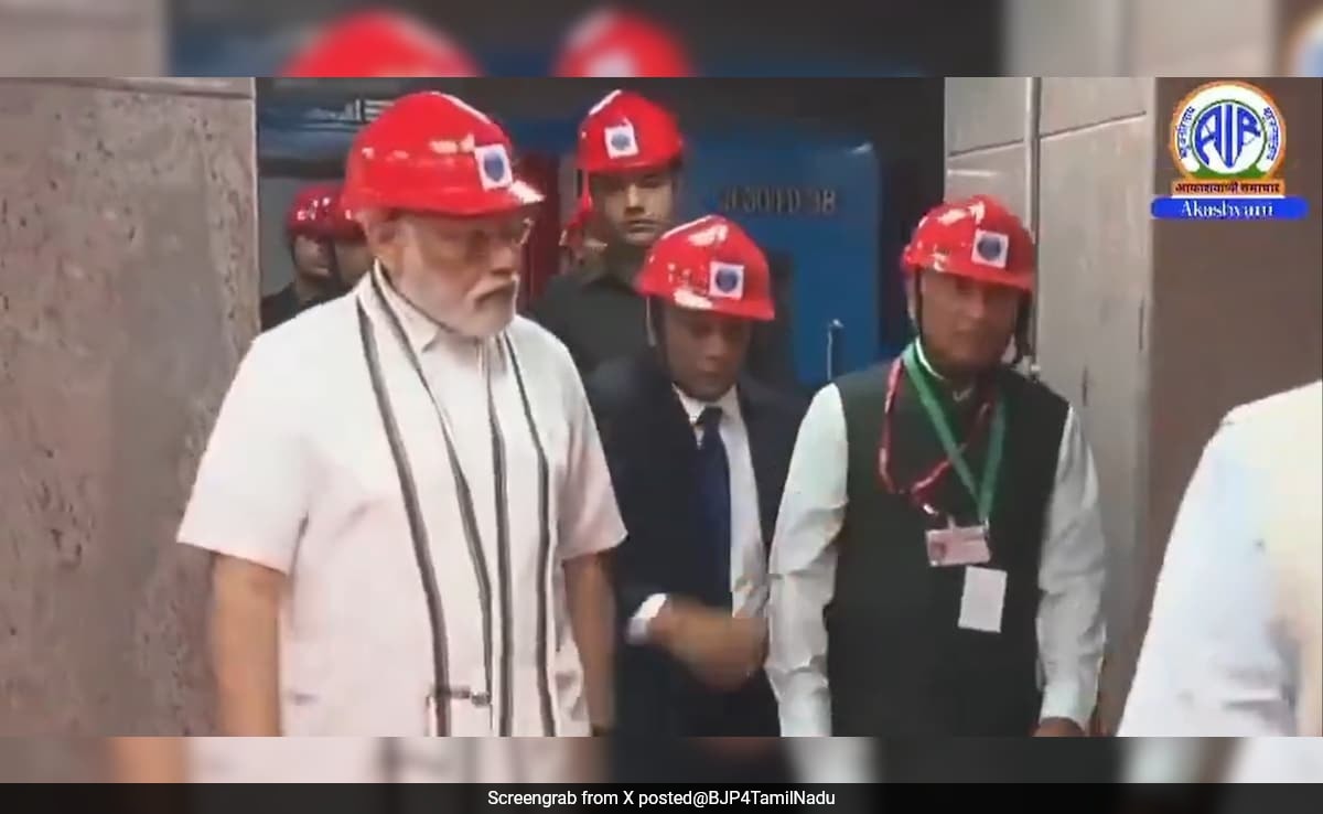Watch: PM Witnesses Core Loading At Prototype Fast Breeder Reactor In ...