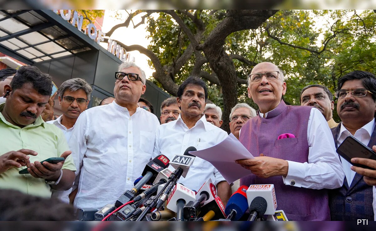 INDIA Bloc Raises "Targeting Of Opposition Leaders" In Meet With ...