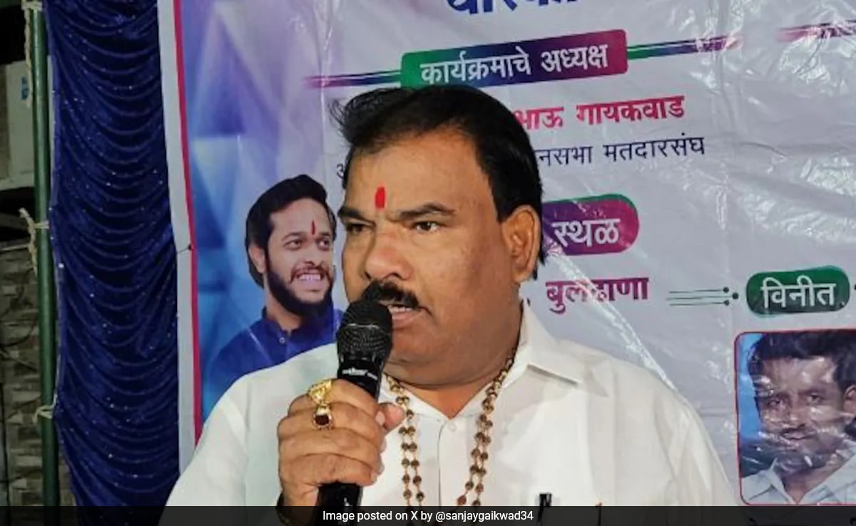 Maharashtra Politics Shivsena Leader Sanjay Gaikwad Controversial ...