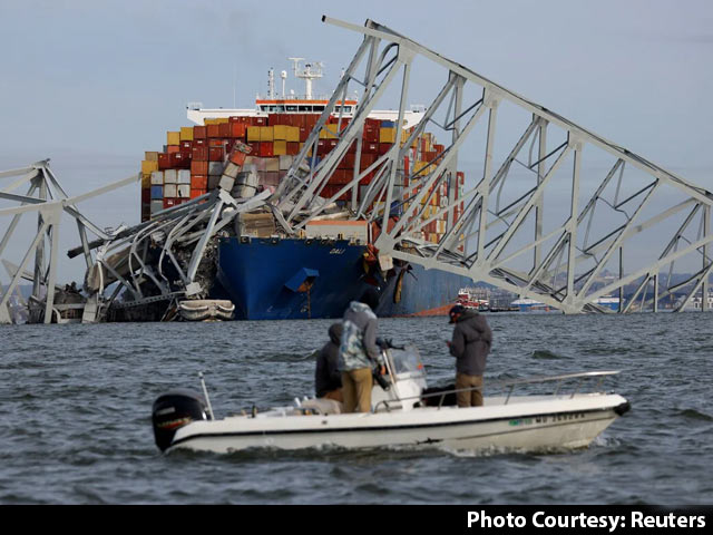 All-Indian Crew On Ship That Collided With US Bridge, Had Sent SOS