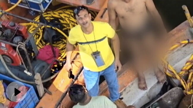 Watch Divers Retrieve Pistol From River In Salman Khan House Firing Case