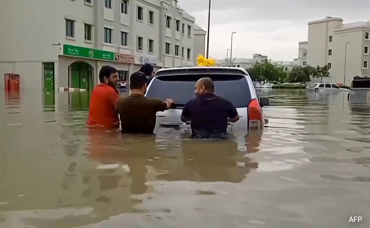 Desert City Dubai Under Water After Rains, Videos Capture Damage