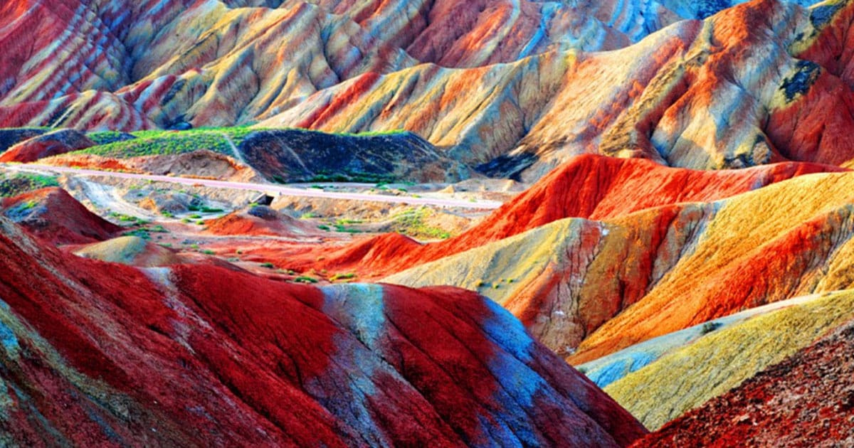 World's Most Colourful Mountains